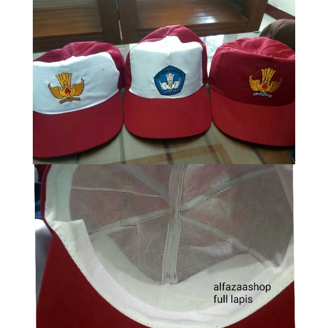 Jual TOPI SEKOLAH SD BORDIR (ATRIBUT SEKOLAH) | Shopee Indonesia