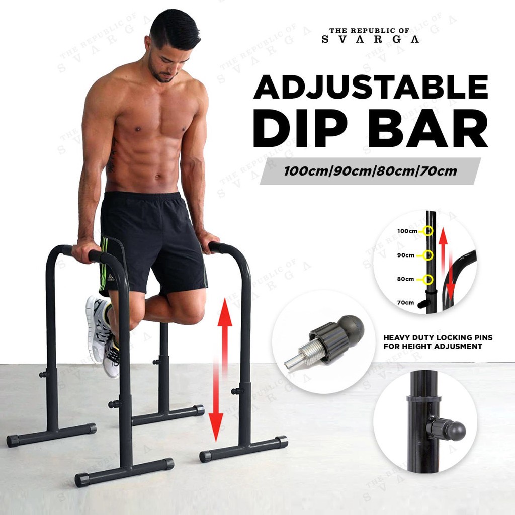 Jual The Republic of Svarga Adjustable Dip Bar - Dipping - Calisthenic ...