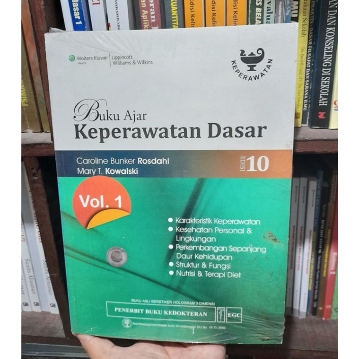 Jual Buku Original Buku Ajar Keperawatan Dasar Vol.1 Edisi 10 - Caroline Bunker Rosdhal | Shopee ...