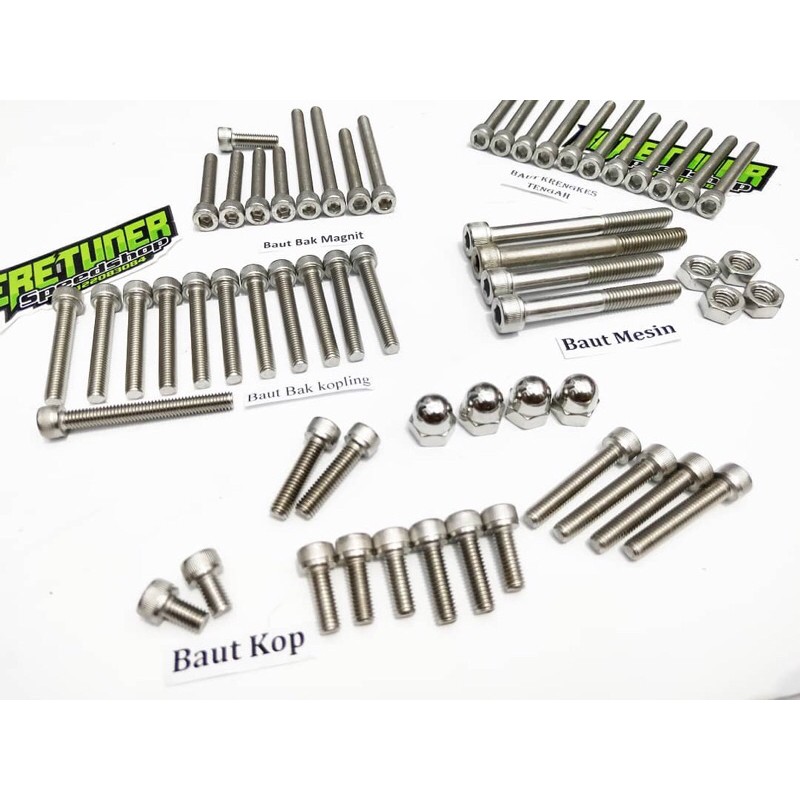 Jual BAUT L SET MESIN megapro primus tiger tiger revo tirev glmax gl pro herex | Shopee Indonesia