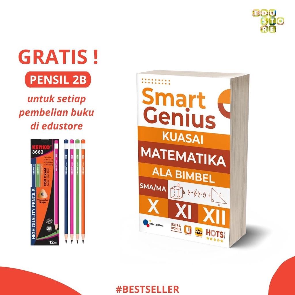Jual BUKU SMA - SMART GENIUS KUASAI MATEMATIKA SMA/MA ALA BIMBEL HOTS ...