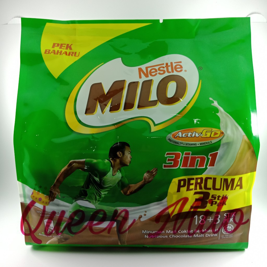 Jual Milo sachet isi 18+3 Malaysia | Shopee Indonesia