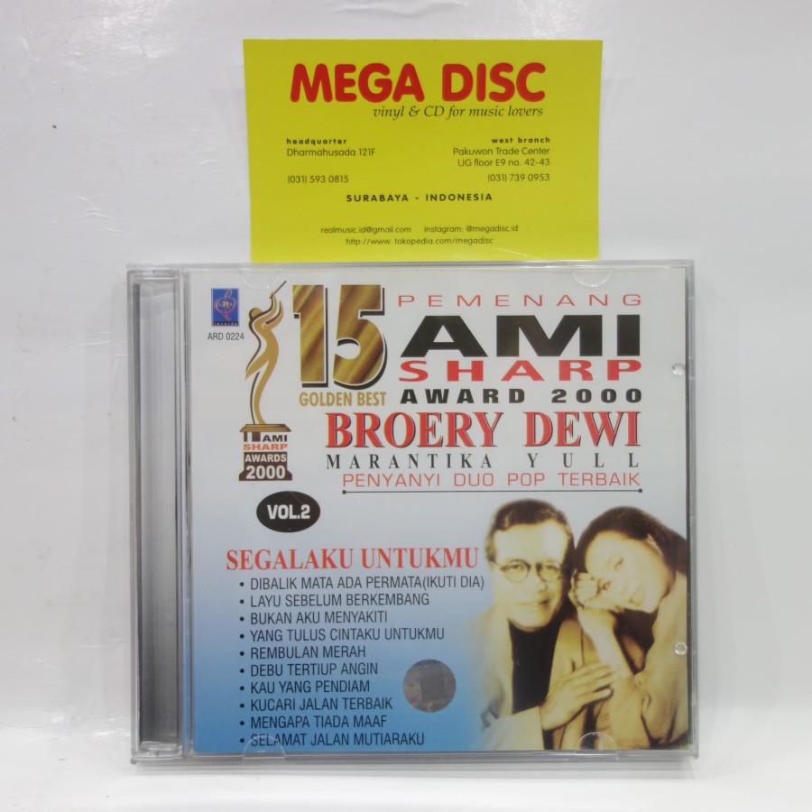 Jual CD Broery Marantika & Dewi Yull - 15 Golden Best Album Audio Lagu Musik Indonesia | Shopee ...