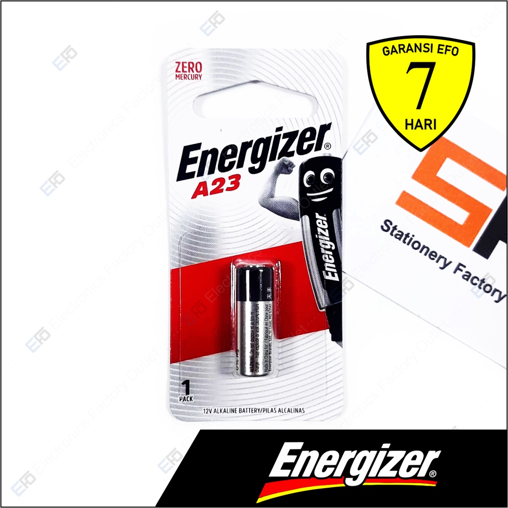 Jual Baterai Energizer 12V 23A - A23 - SFO Semarang Official | Shopee ...