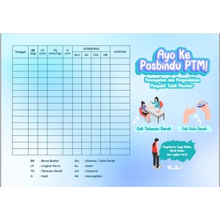 Jual KARTU POSBINDU PTM (Penyakit Tidak Menular) | Shopee Indonesia