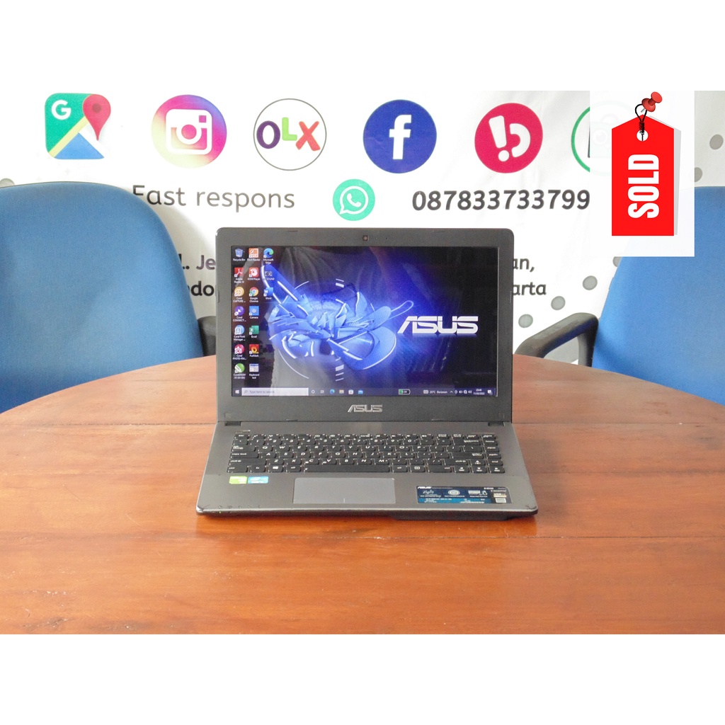 Jual Asus X450C | 14 inch | Core i3-3217u | Nvidia GeForce 720M | 4GB ...