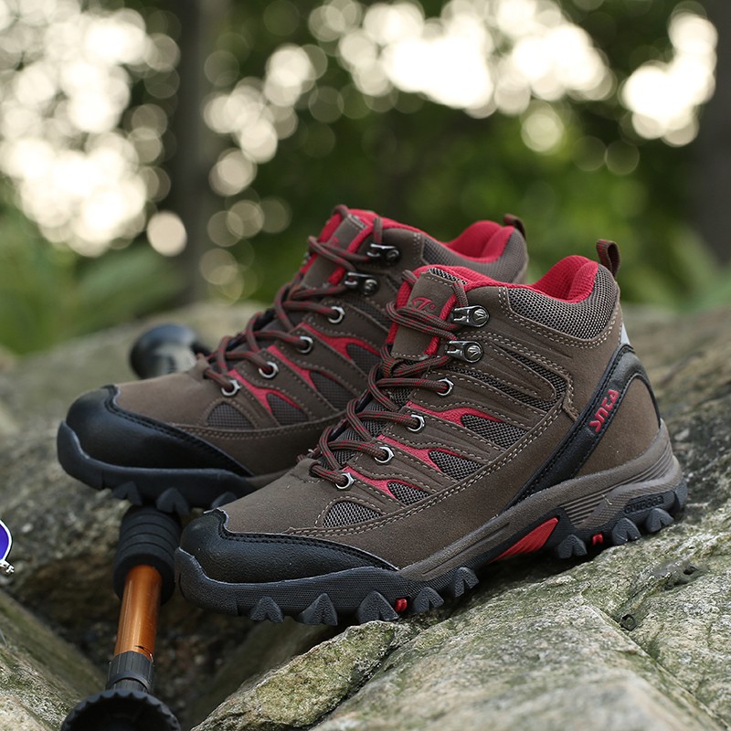Sepatu SNTA 605 Brown /Gunung/Hiking/Wanita/Outdoor/Adventure | Shopee ...
