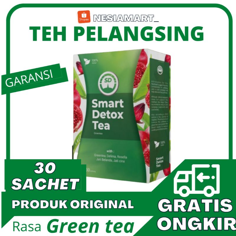 Jual SMART DETOX I TEH DETOX DIET I TEH PELANGSING / PENURUN BERAT BADAN ( GREEN SERIES ) 30 ...