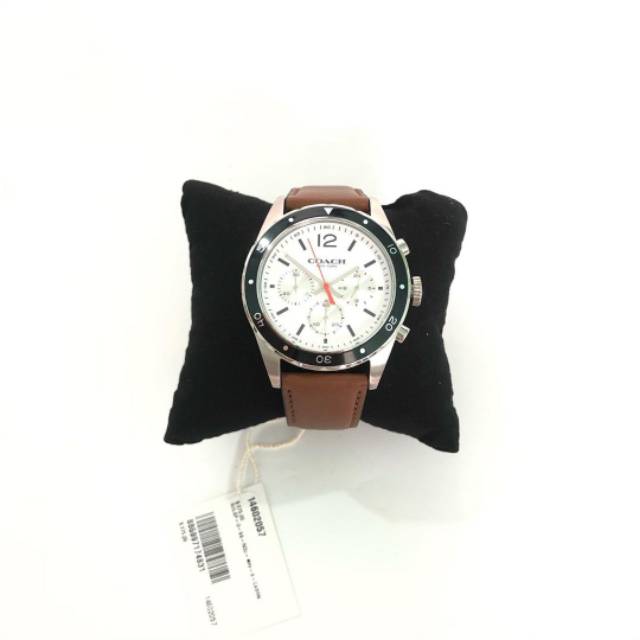 Jual Jam tangan coach mens sullivan sport leather matte vintage brown ...