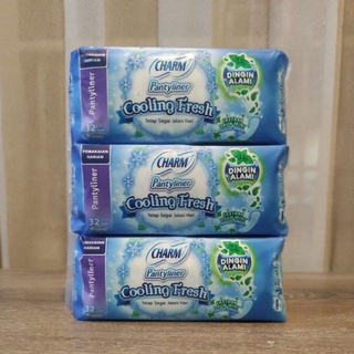 Jual CHARM PANTYLINER COOLING FRESH ISI 32 PAD | Shopee Indonesia