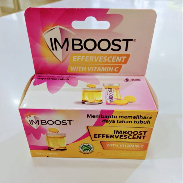 Jual Imboost Effervescent Vit C ( 1 tube isi 8 tablet Effervesecent ...