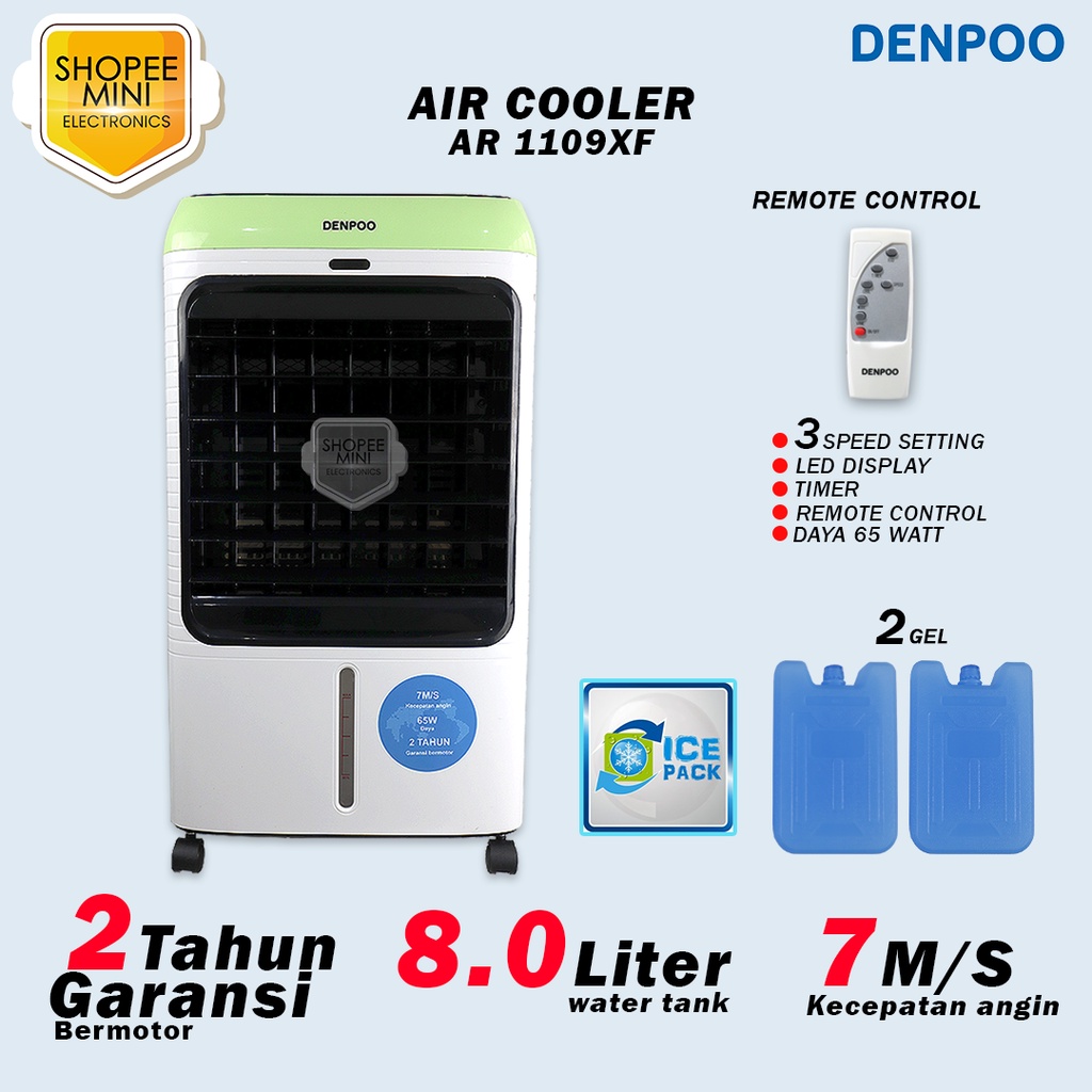 Jual Denpoo Air Cooler 8.5 Liter AR 1109 XF 8.5 Liter | Shopee Indonesia