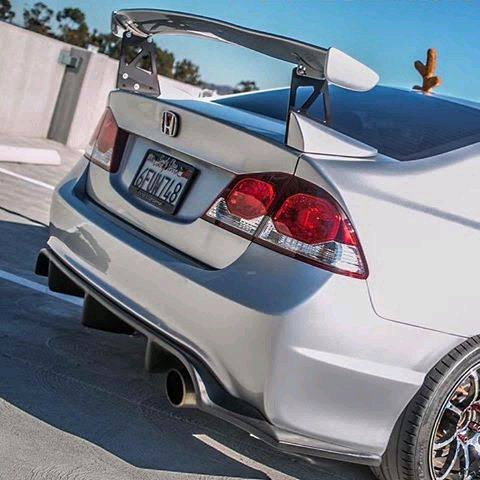 Jual Spoiler wing mugen tipe R new civic FD hitam glossy | Shopee Indonesia