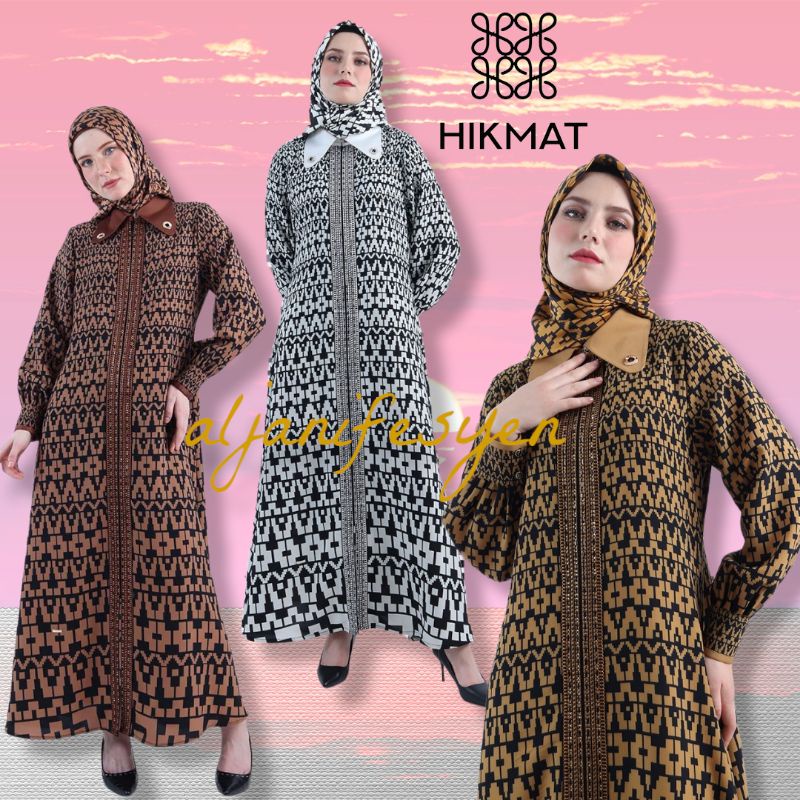 Jual Abaya Hikmat Fashion Original A6675 | Shopee Indonesia
