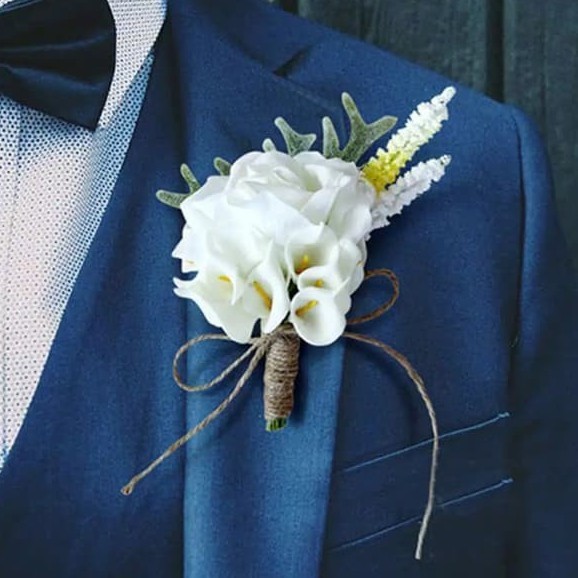 Jual Bunga Jas Pengantin Pria Bunga Kecil Groomsmen BBPJJ Indonesia ...