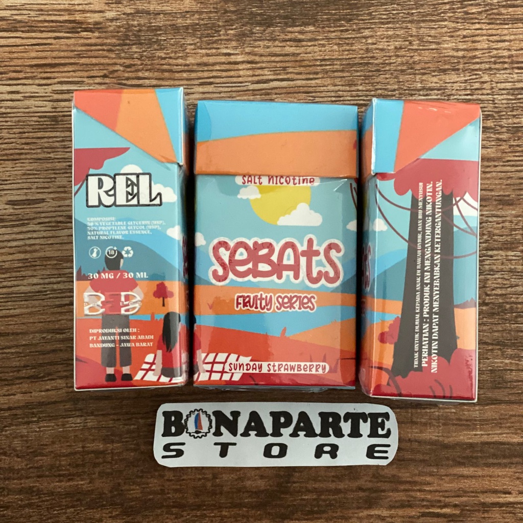 Jual LIQUID SEBATS SUNDAY STRAWBERRY SALT NIC 30ML 30MG | Shopee Indonesia