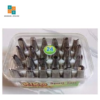 Jual Spuit piping icing dekorasi kue spuit kue sus spuit daun SET ...