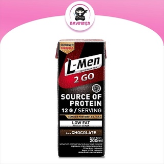 Jual LMEN L-MEN 2 Go Low Fat Susu Protein Chocolate 200 ml | Shopee Indonesia