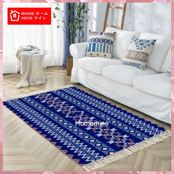 Jual Homemine Karpet Lantai Bohemian Karpet Tenun Tassel Karpet ...