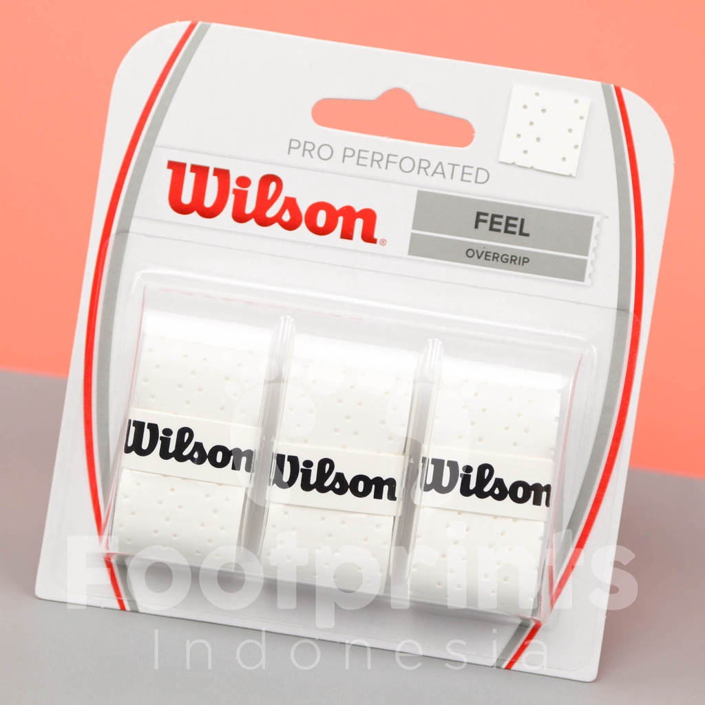 Jual Wilson Pro Perforated Overgrip Feel Grip Tenis Tennis Dry Tipis ...