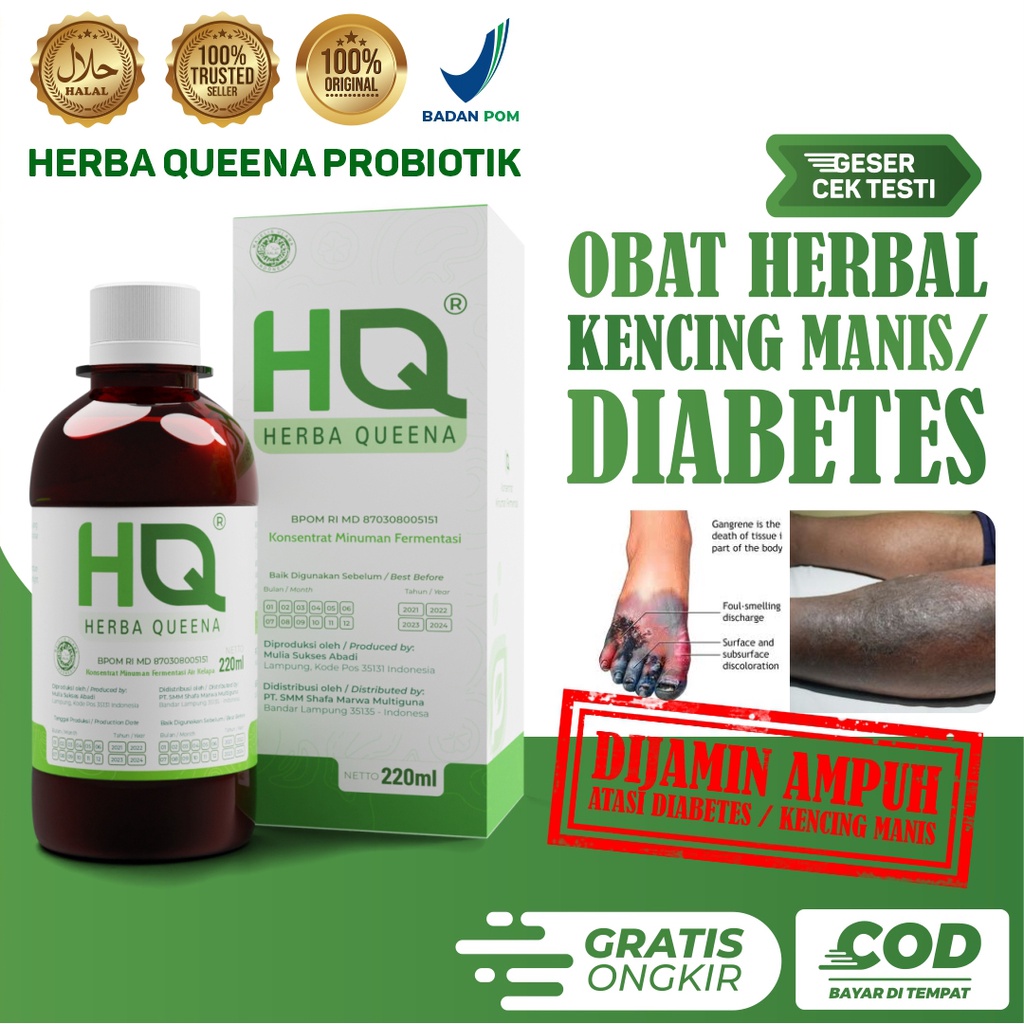 Jual Obat Diabetes Herbal Paling Ampuh Atasi Diabet Basah - Obat ...
