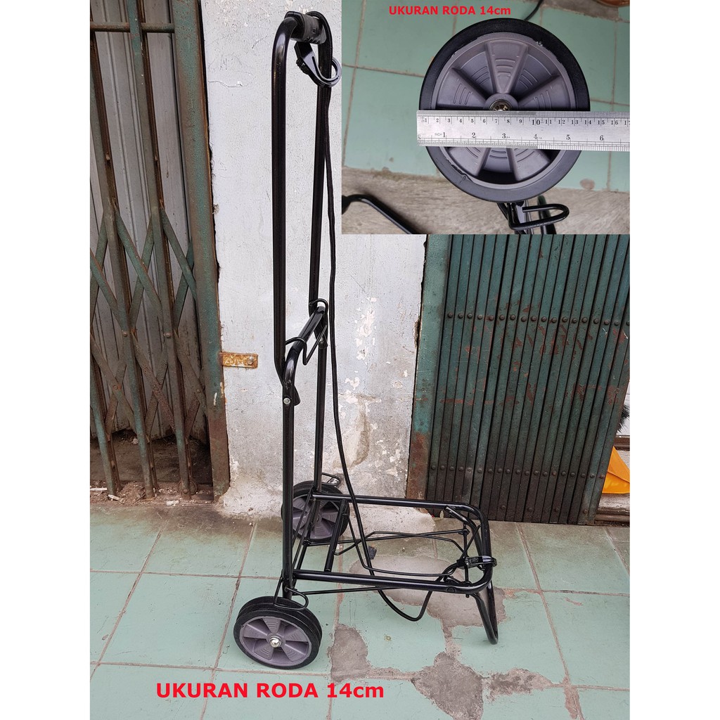Jual Termurah Troli lipat besi 60kg Troly Troley Trolley Lipat Barang ...