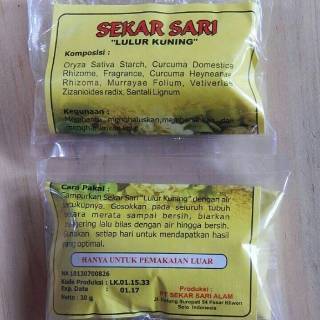 Jual lulur kuning sekar sari original lulur badan ratus rebus lulur ...