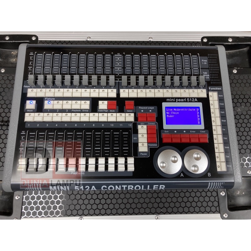 Jual BLACK Minipearl 512A Mini Pearl 512A dmx lighting controller lampu ...