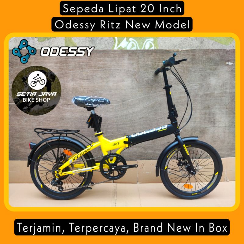 Jual Sepeda Lipat 20 Inch ODESSY RITZ New Model Steel Hi-Ten 7 Speed ...