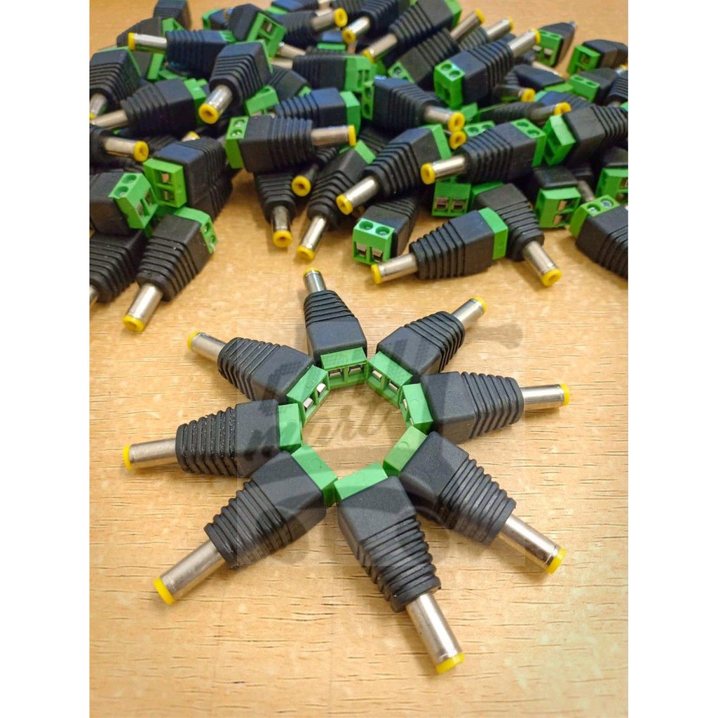 Jual Connector DC Male CCTV Konektor DC Male Jack DC Male Murah ...