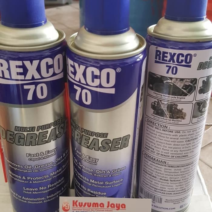 Jual Pembersih luar mesin aspal grease oli debu REXCO 70 engine ...