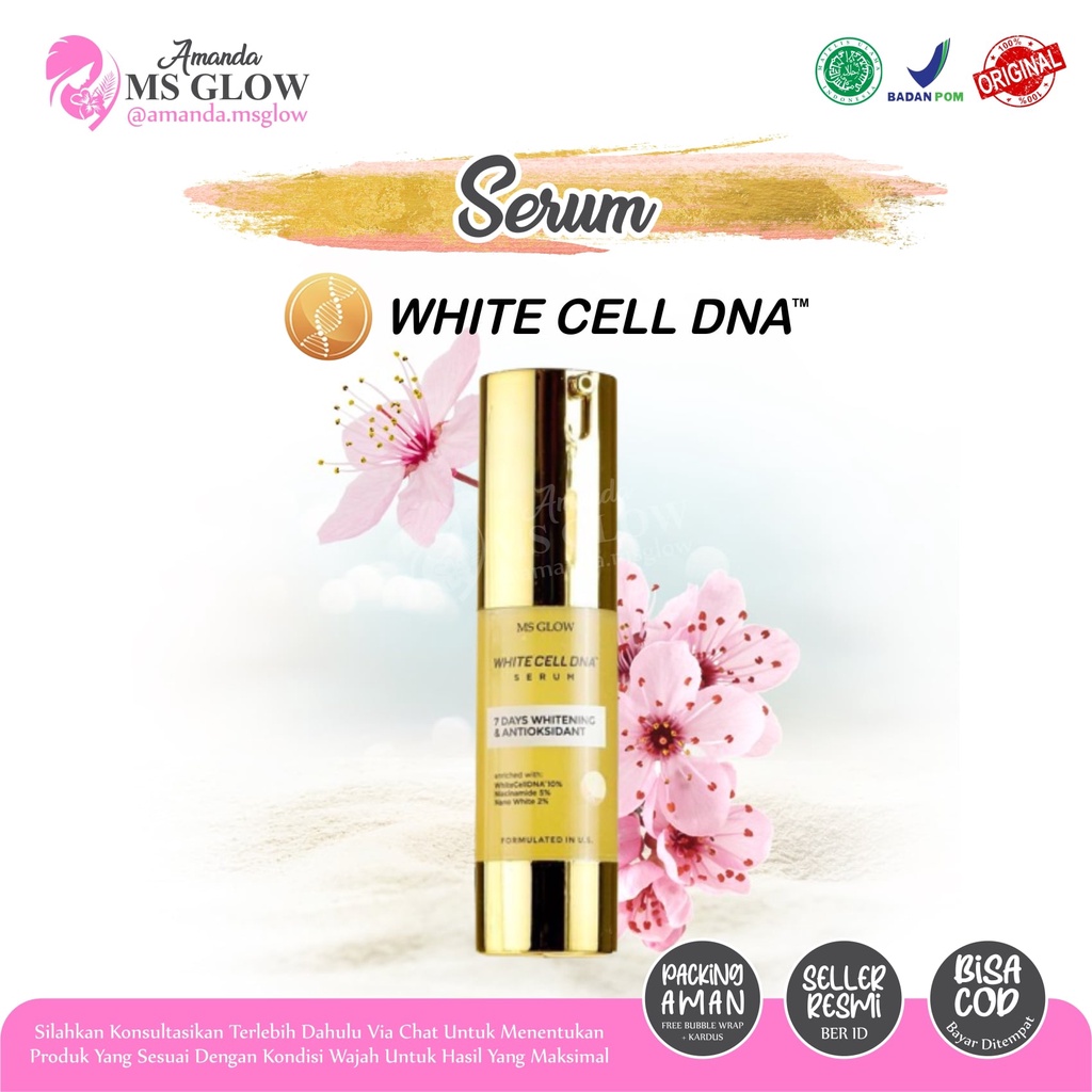 Jual MS GLOW Serum White Cell DNA | Shopee Indonesia