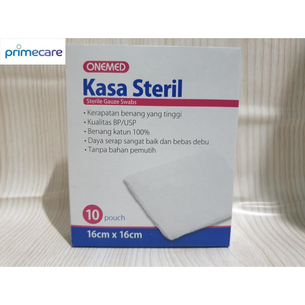 Jual Kasa Steril OneMed 16x16cm / Gauze Swab Steril Indonesia|Shopee ...