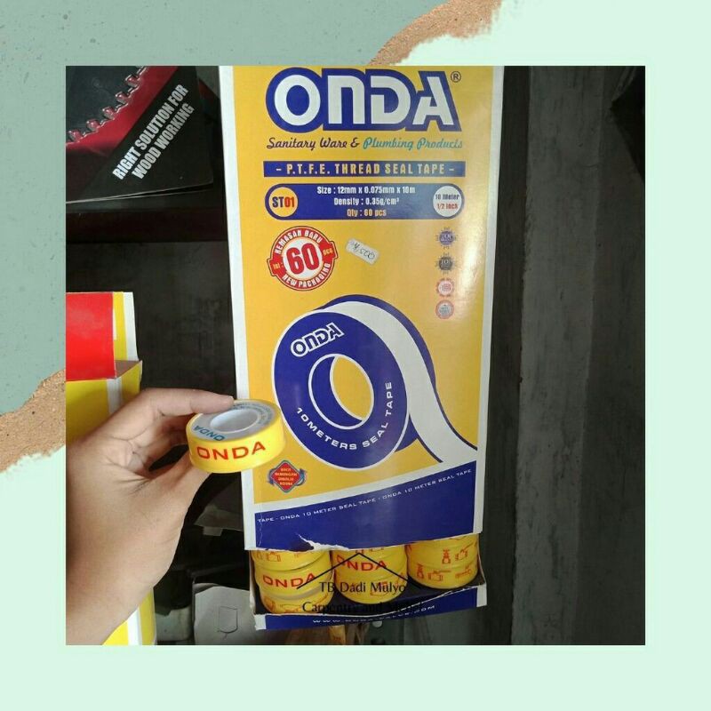 Jual Sealtape Onda Berkualitas / Isolatif Pralon / Isolatif Kran ...