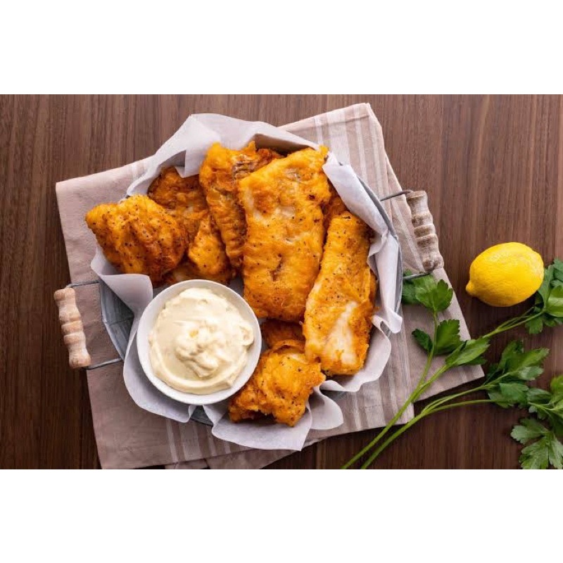 Jual BATTERED FISH | Fish n chip ( DORY PREMIUM) 500 G | Shopee Indonesia
