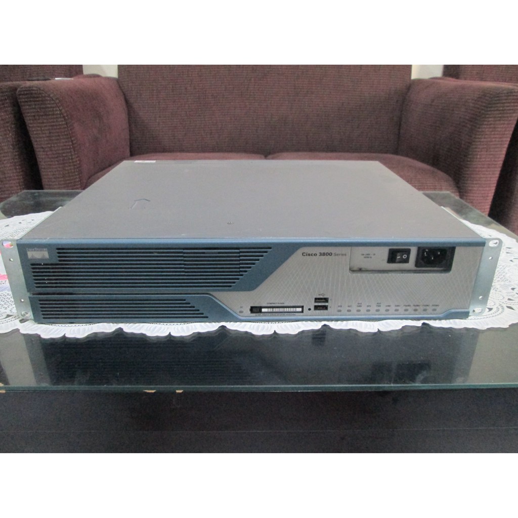 Jual Router Cisco 3800 Series 3825 Dengan Modul NME-CUE V02 Harddisk ...