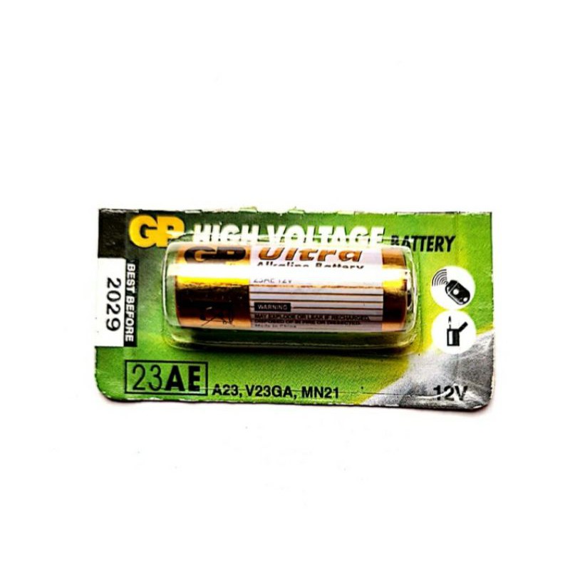 Jual Baterai high voltage GP12V A23 23A 23AE Ultra Alkaline Battery ...