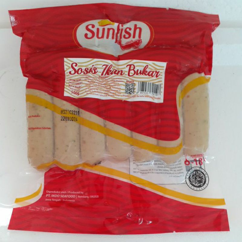 Jual SUNFISH SOSIS IKAN BAKAR 500 GR | Shopee Indonesia