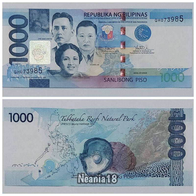 Jual Koleksi Peso Pilipina Pecahan 1000 Dan 500 Peso | Shopee Indonesia