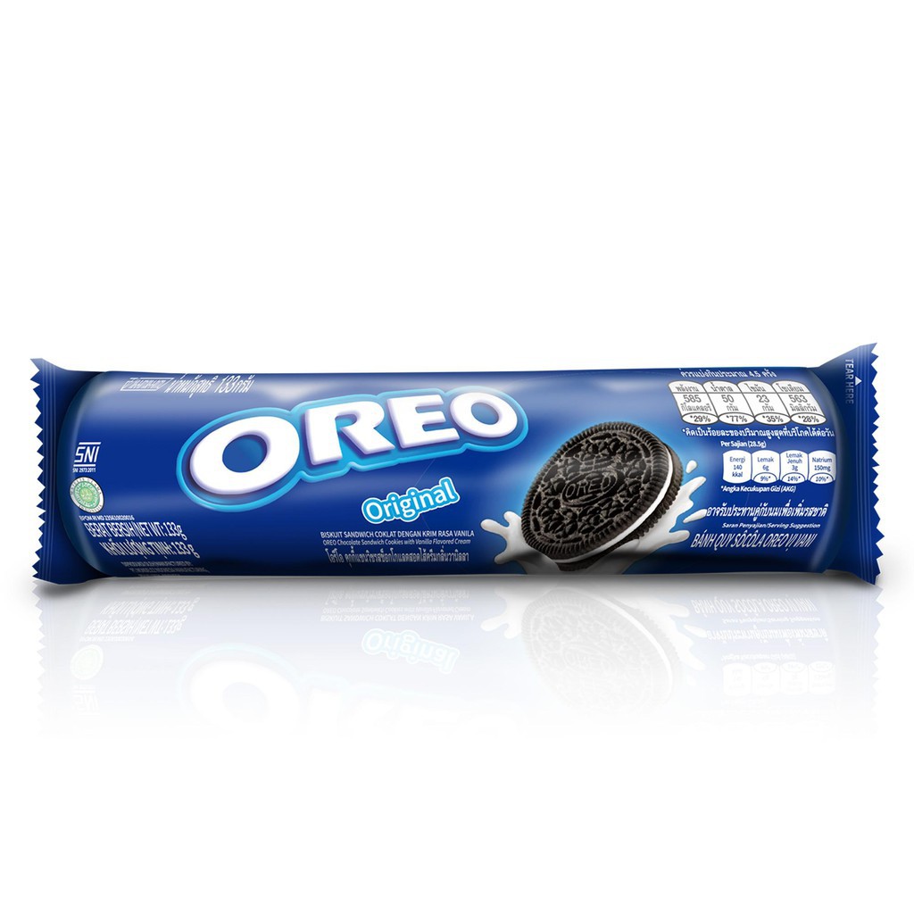 Jual Oreo Vanilla Creme Biskuit Sandwich Original 133 Gr | Shopee Indonesia