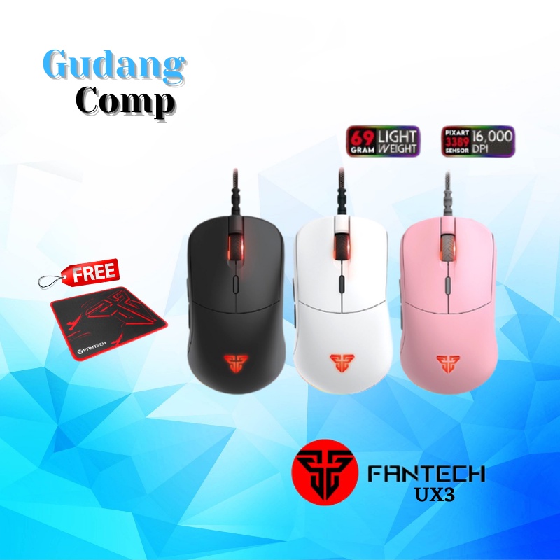 Jual Fantech Helios UX3 RGB Wired Gaming Mouse | Shopee Indonesia