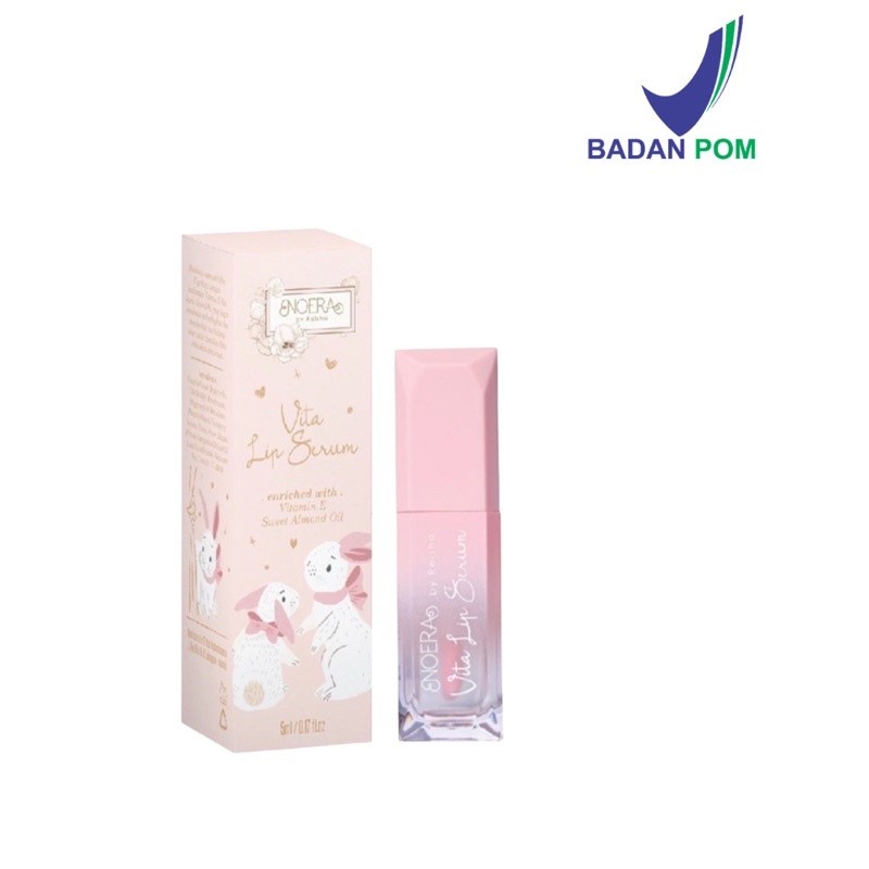 Jual NOERA - Vita Lip Serum 5ml BPOM vitamin bibir pink alami Miss Ti ...