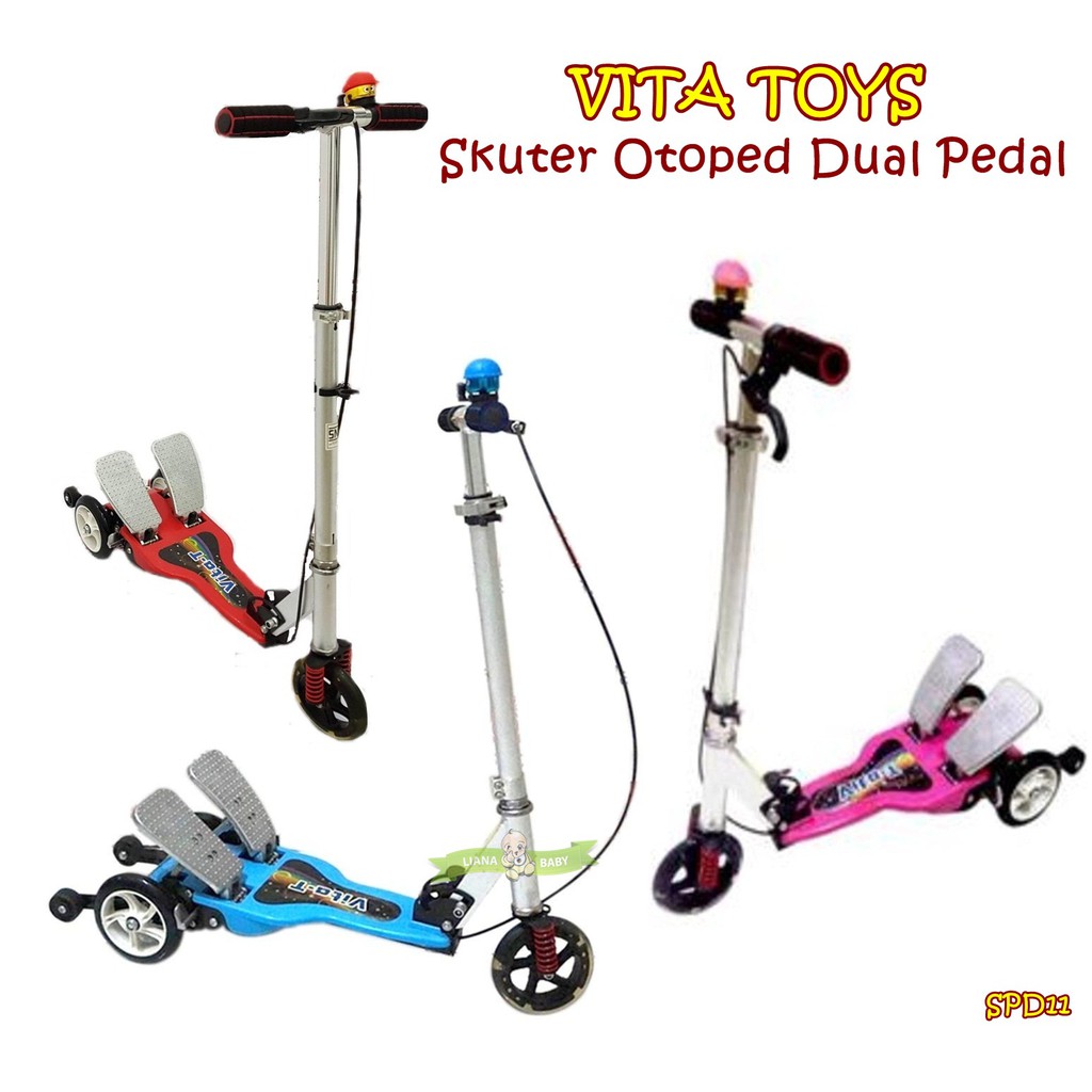 Jual SPD11 SKUTER VITA TOYS OTOPED DUAL PEDAL / SCOOTER | Shopee Indonesia