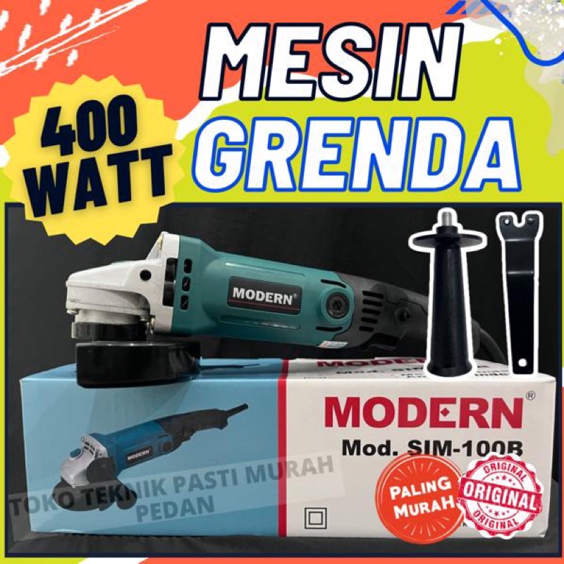 Jual Gerinda MODERN SIM100 B Watt Rendah/ Handslep Sim-100 B Grinda ...