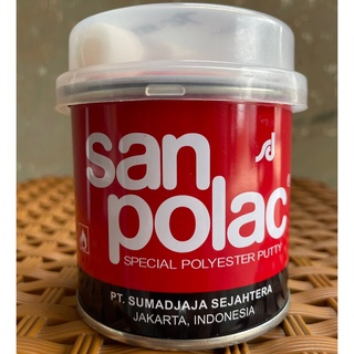 Jual SAN POLAC Special Polyester Putty Dempul Plastik Dan Besi 250G ...
