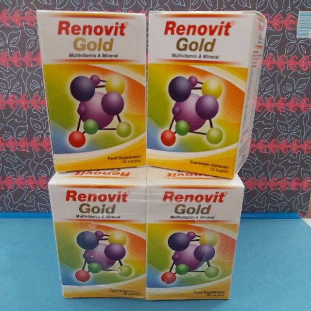 Jual Renovit gold isi 30 tablet | Shopee Indonesia