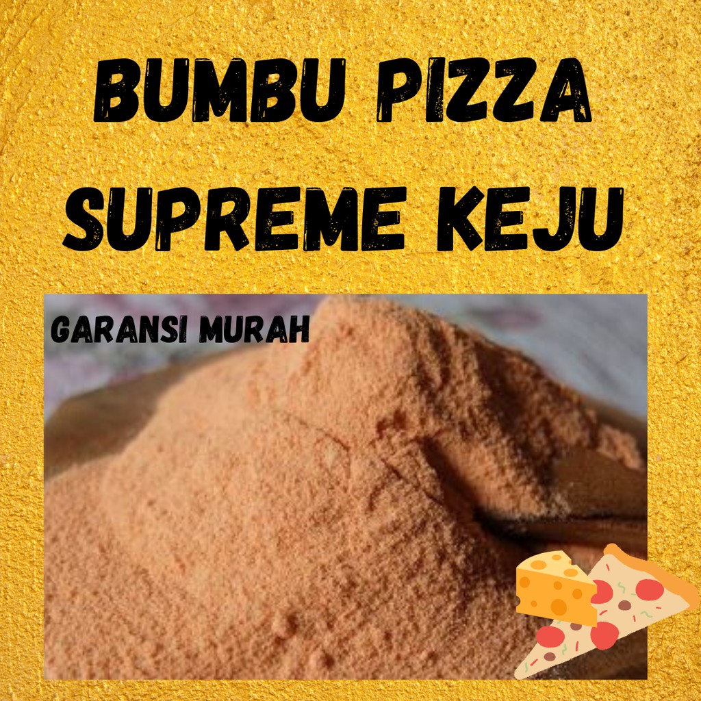 Jual BUMBU TABUR PIZZA SUPREME KEJU 1 KG FOOD GRADE 1Kg Bubuk Bumbu Mie ...