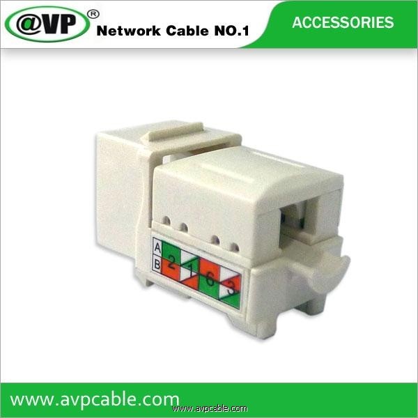 Jual CAT 6 RJ45 Keystone modular jack (AVP-6UKJ) | Shopee Indonesia