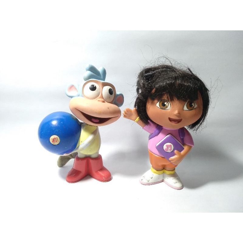 Jual Dora The Explorer Boots Monkey Monyet Kera Mattel Kids Figure Rare ...