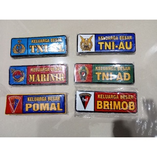 Jual Stiker plat mobil / TNI AL/Marinir/POMAL/TNI AU/TNI AD | Shopee ...